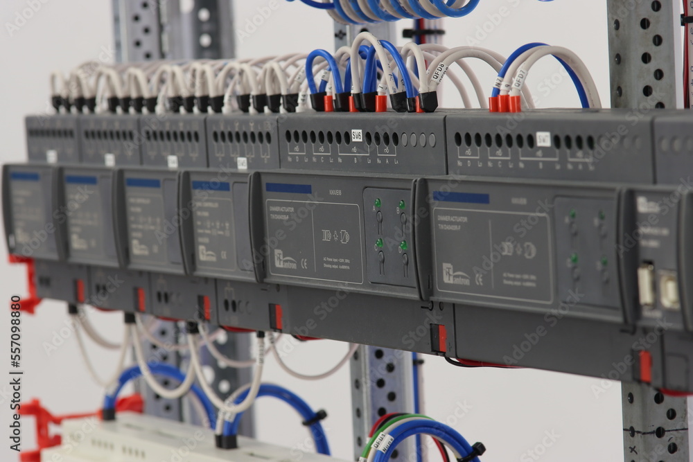Tantron automation modules installed in an electrical switchboard for ...