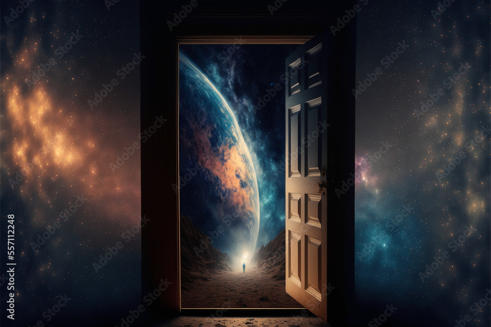 A door to another universe, to another dimension or to another world ...