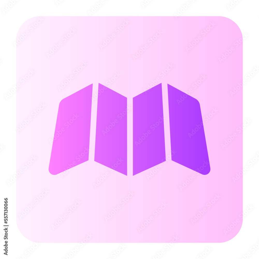 map gradient icon Stock Vector | Adobe Stock