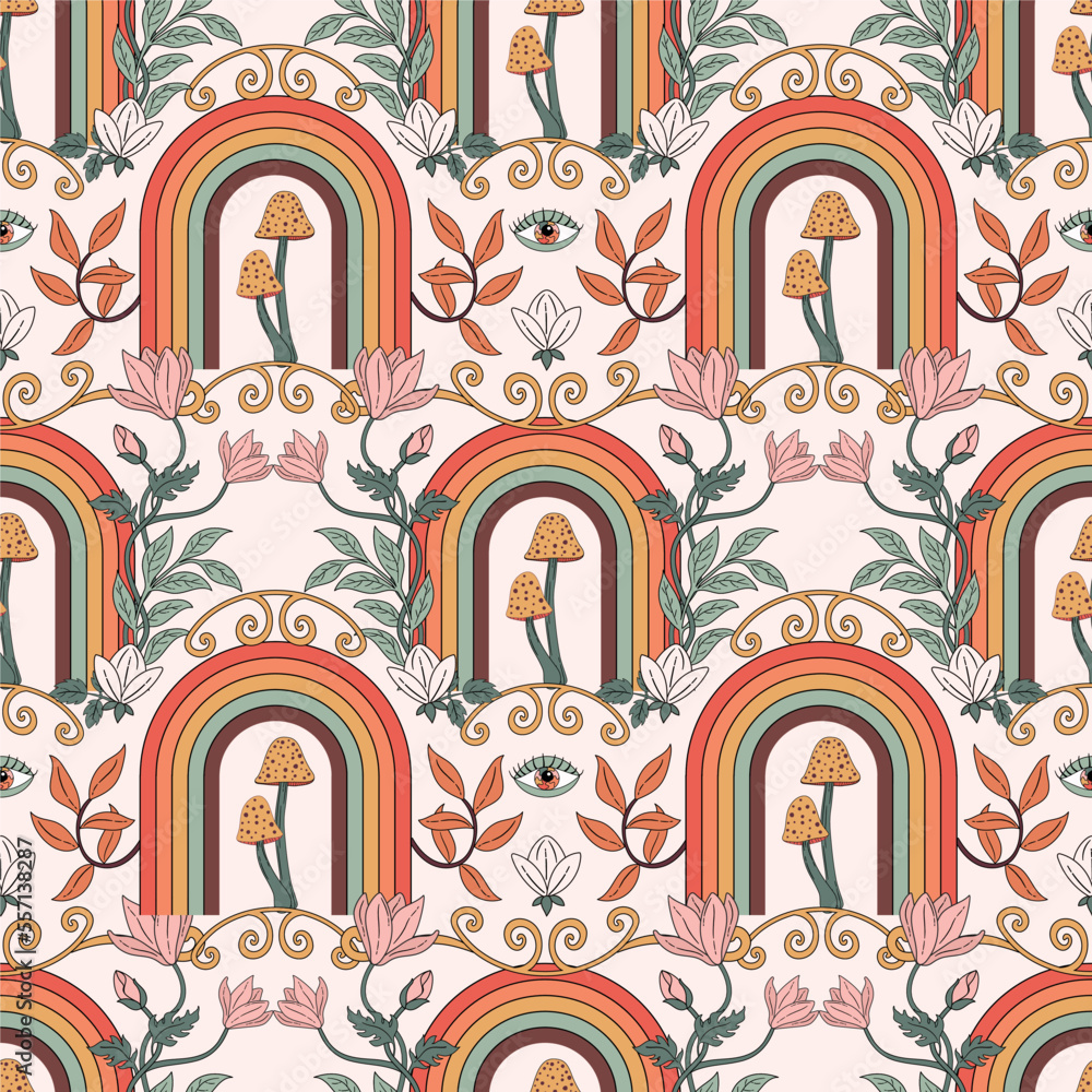 Hippie Repeating Background