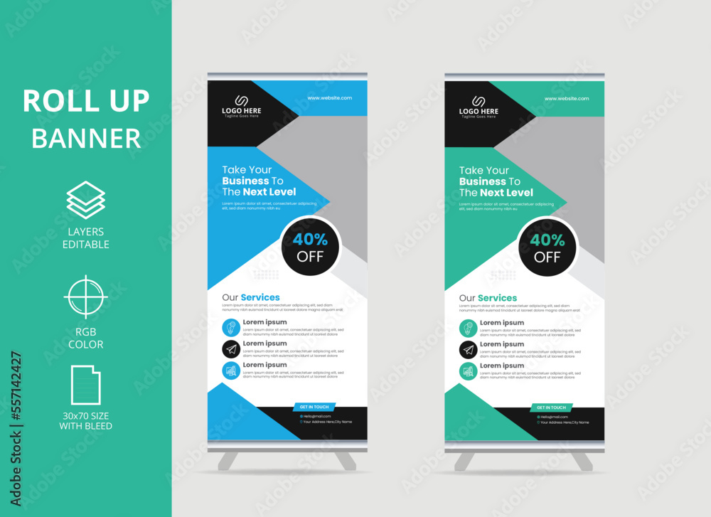 roll up banner, banner, Corporate banner design, Pop up banner design ...