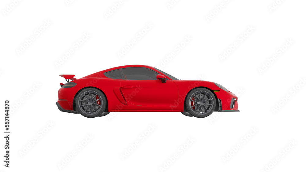 side view of red car isolated on white, PORSCHE png transparent ...