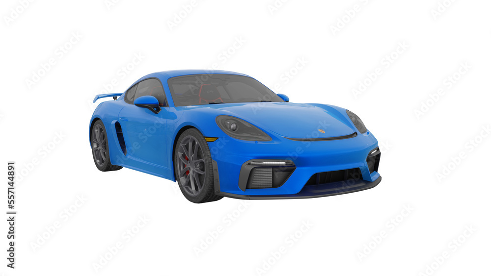 side view of blue car isolated on white, PORSCHE png transparent ...