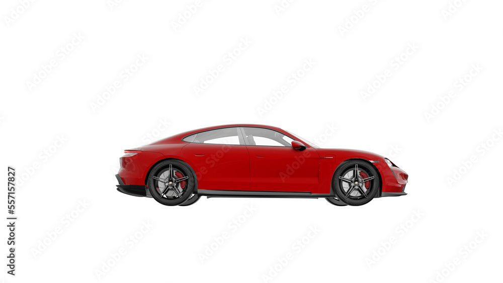 red PORSCHE car isolated on white, PORSCHE TAYCAN png transparent ...