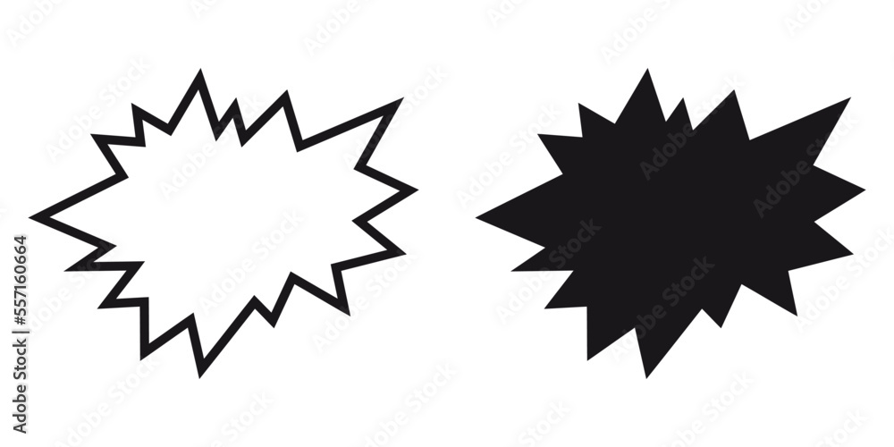 ofvs285 OutlineFilledVectorSign ofvs - bubble burst vector icon ...