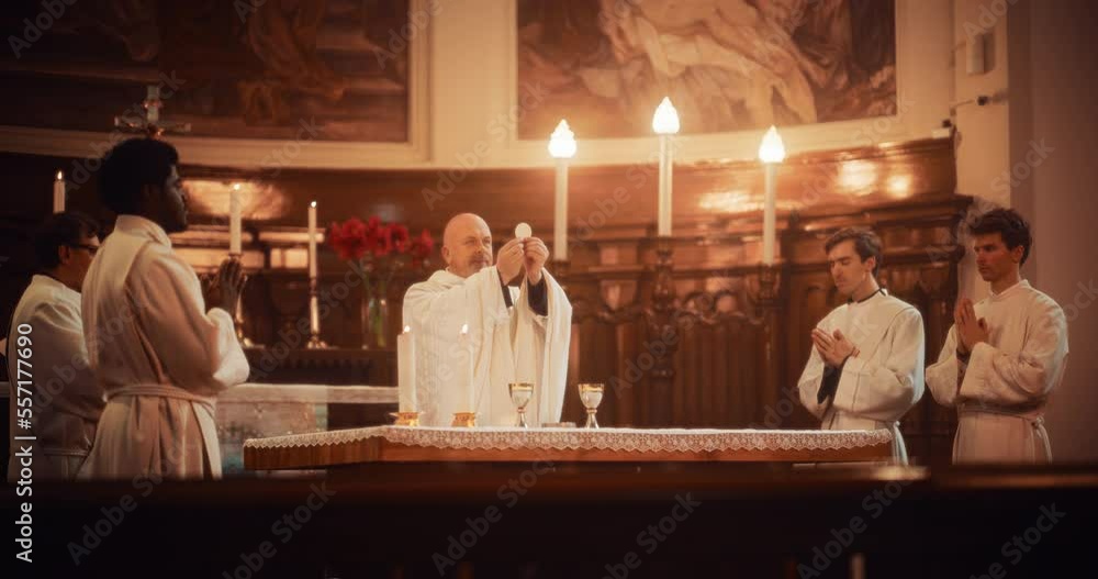 The Eucharist In Grand Church: Ministers of Christian Faith lead The ...