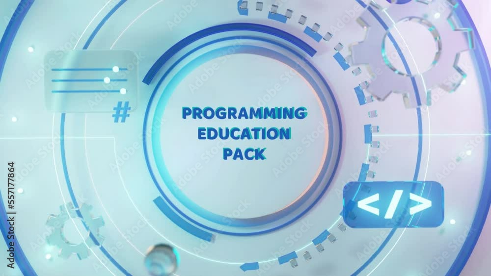 Educational Animation Programming Loop Animation 4k Source Code Scrolling Program Code Hacking