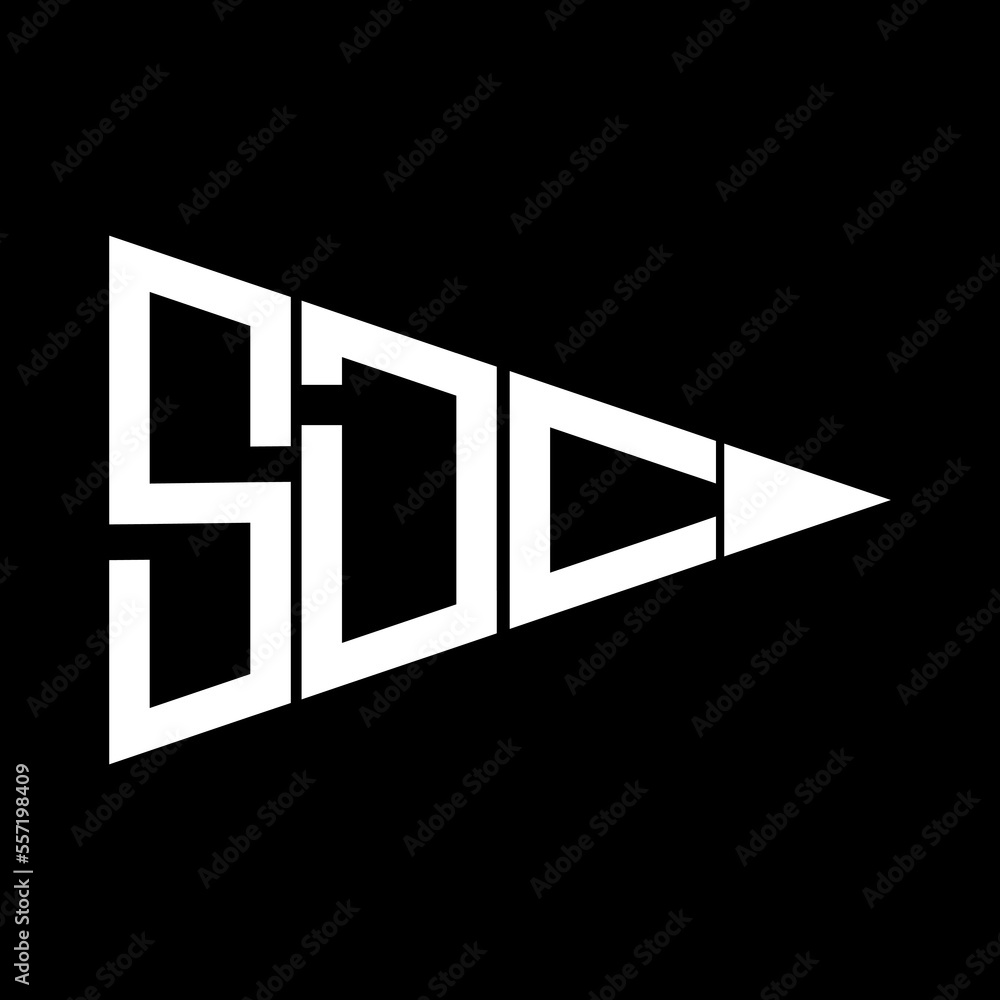 SDC letter logo design.SDC creative initials monogram vector letter ...