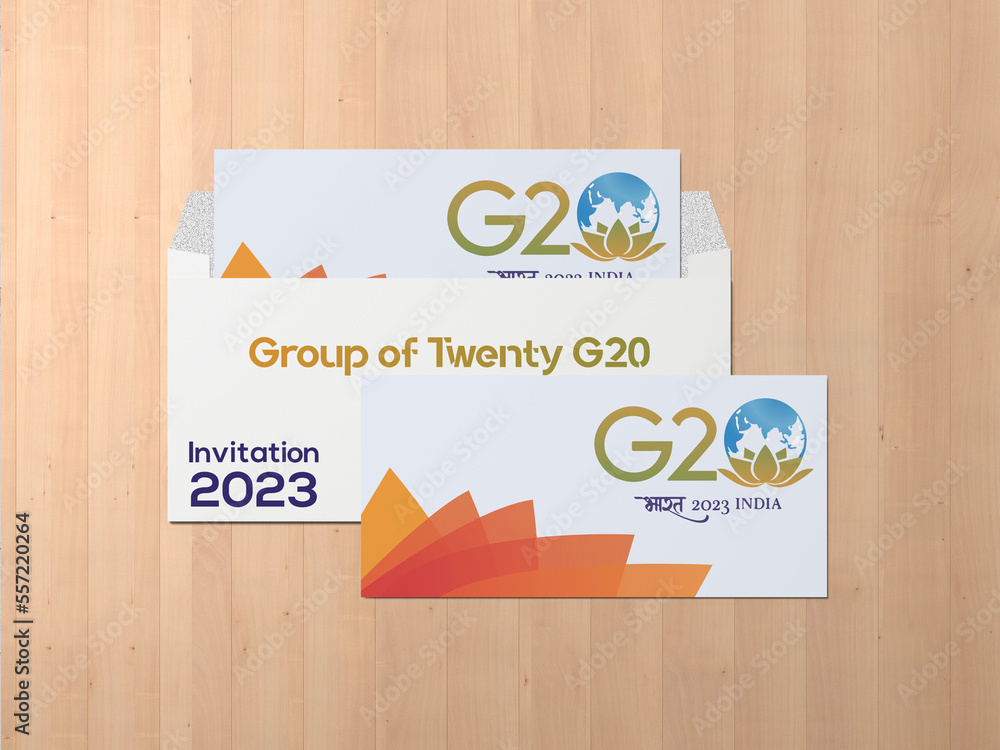Foto de Invitation in G20 summit 2023 in India, Invitation with ...