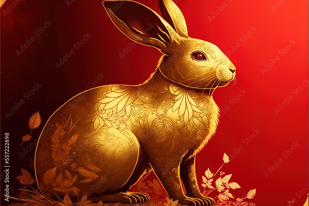 Happy new year of the rabbit. Celebrate this events for 2023 with a ...