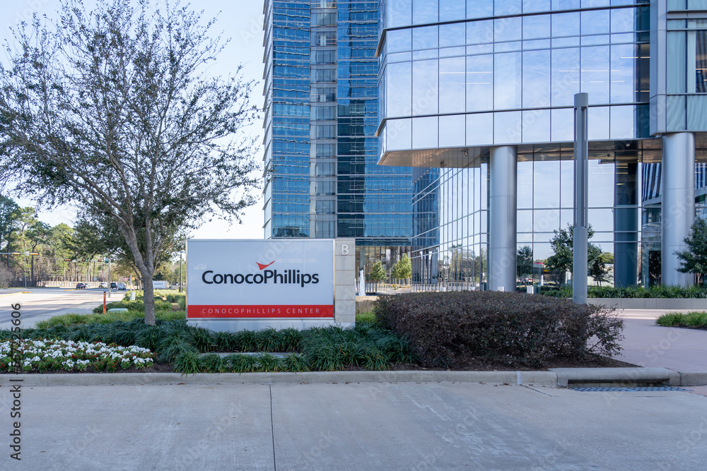 Houston, Texas, USA - March 2, 2022: ConocoPhillips World Headquarters ...