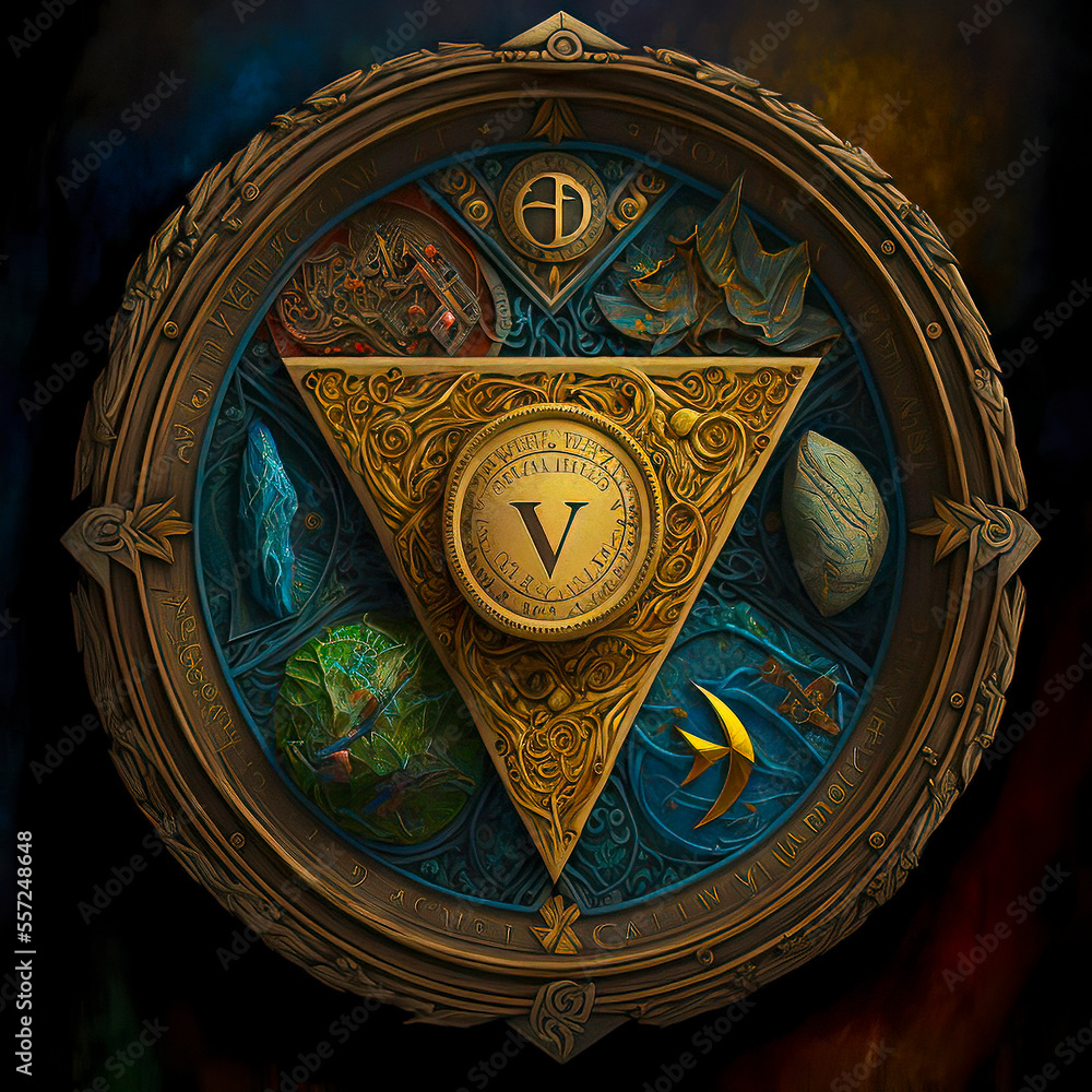Concept Art Ancient Magical Talisman made with Generative AI Stock ...