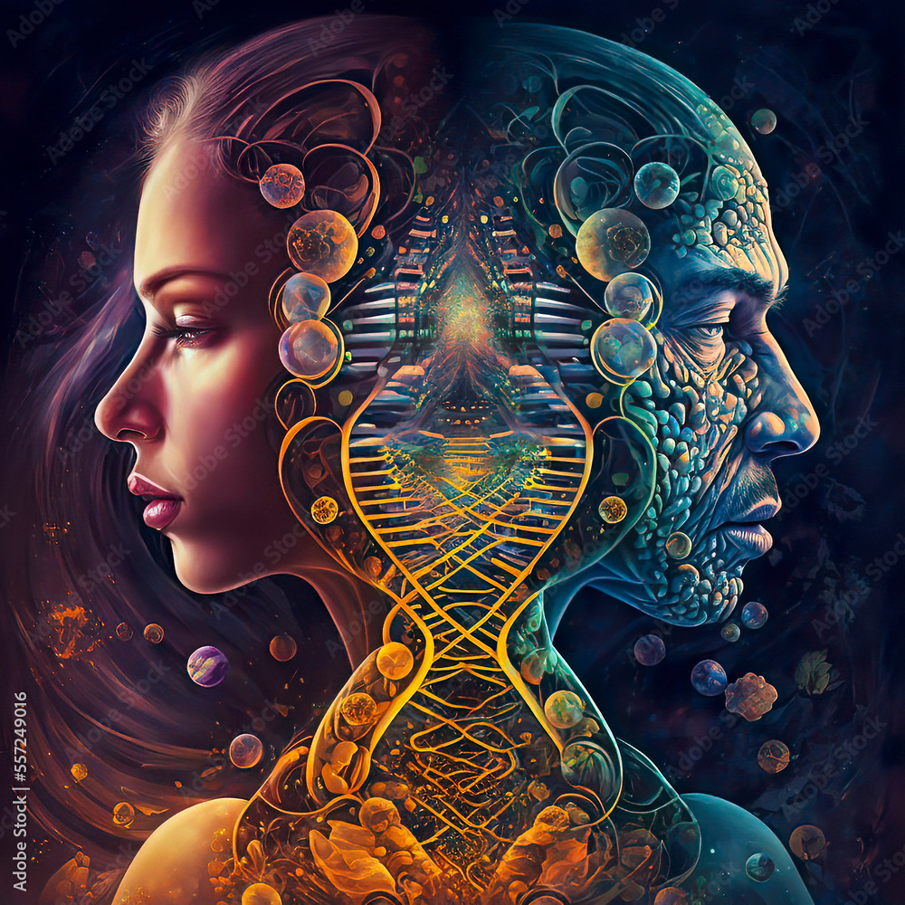 Dna Helix Art
