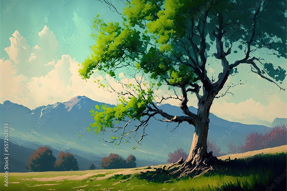 Simple Nature Scenery Paintings
