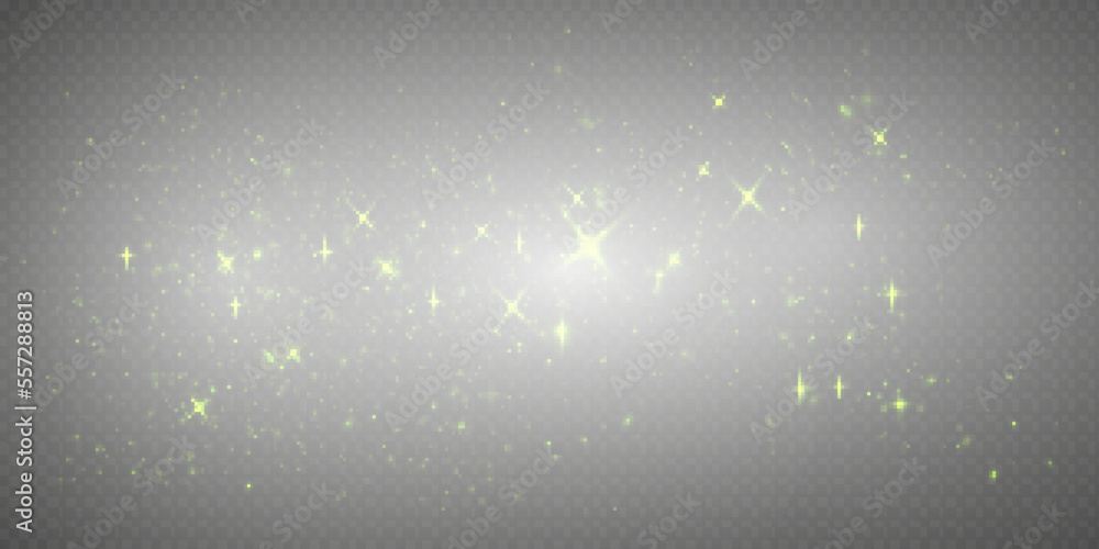 Abstract sparkling glitter texture. Shiny particle effect. Silver glittering space star dust ...