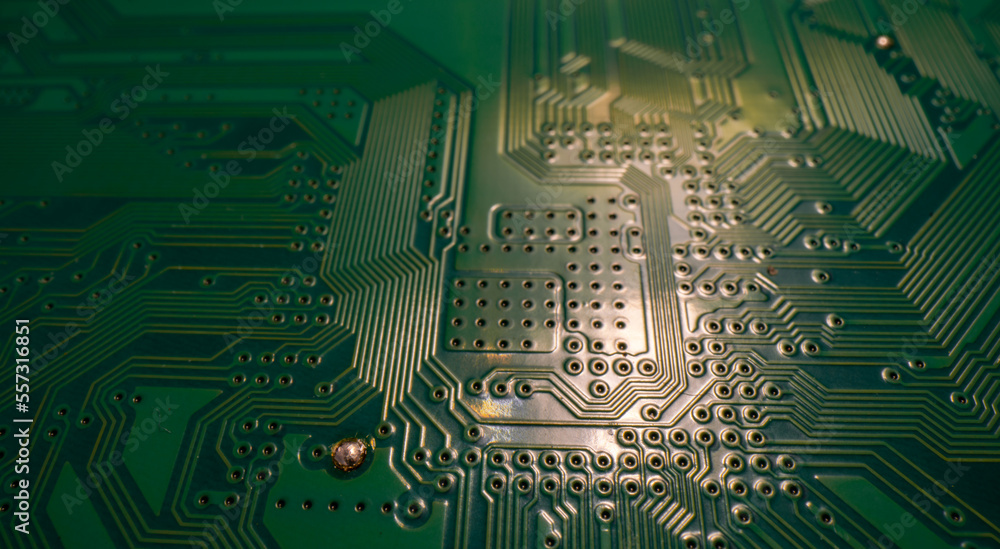 Circuit board, electronic motherboard. Digital engineering concept, hi ...