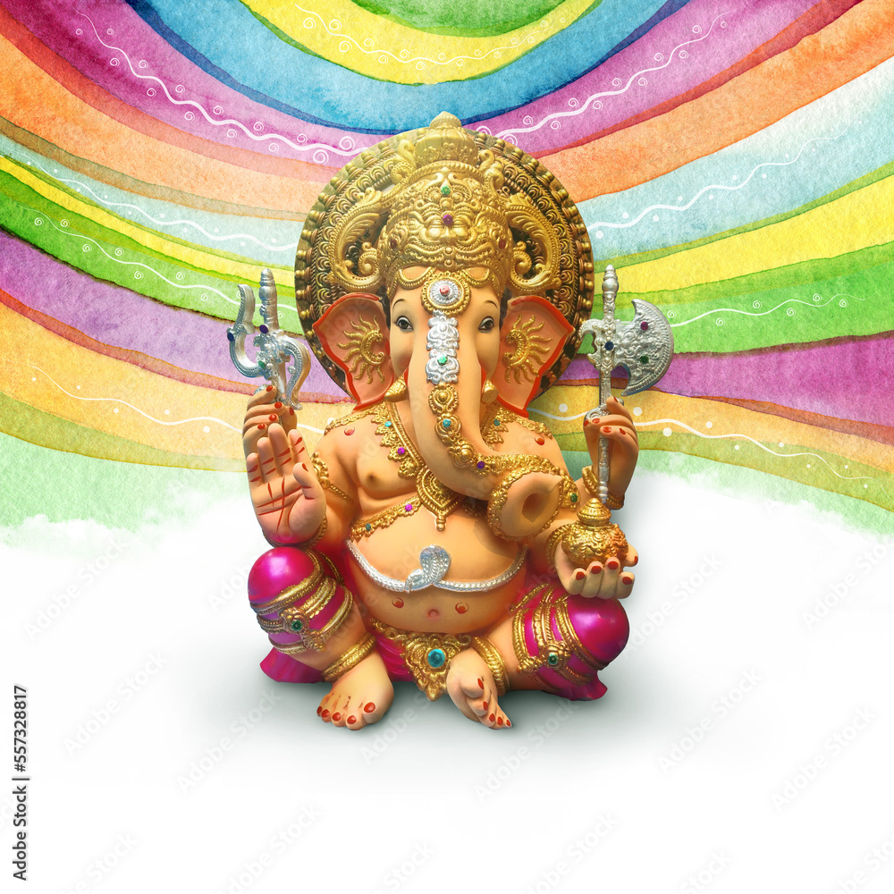 Lord Ganpati Bappa Morya for Ganesh Chaturthi festival of India, shree ...