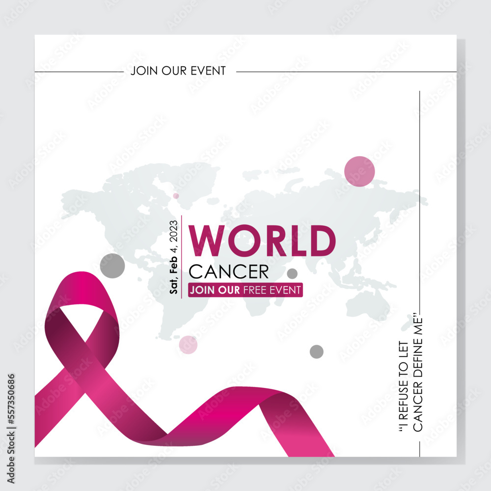 world cancer day for Facebook post design and creative design and ...