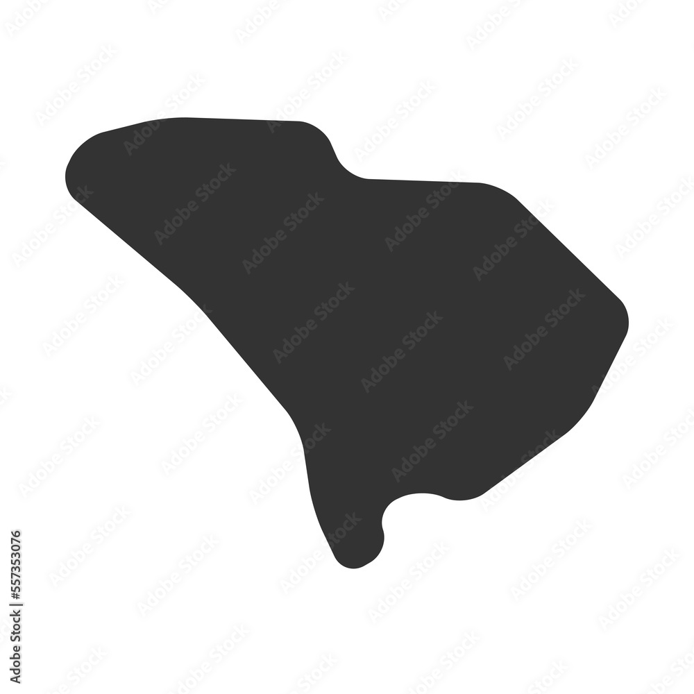 South Carolina state of United States of America, USA. Simplified thick ... South Carolina state of United States of America, USA. Simplified thick ...