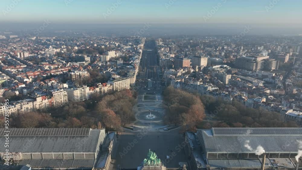 Jubelpark, Park of the Fiftieth Anniversary in Brussels, Belgium ...