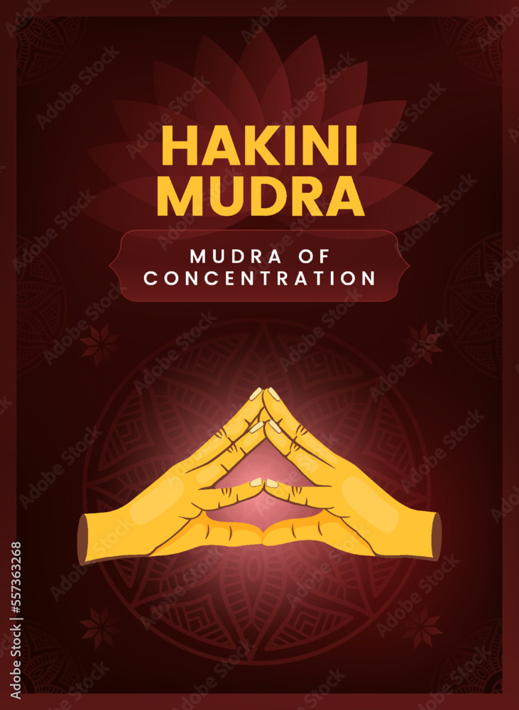 Hakini Mudra Hand Gesture - Vector illustration Stock Vector | Adobe Stock