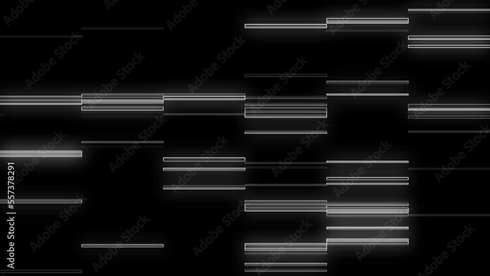 Abstract background line moving in a cyberspace. Data flow texture. Script running on a screen ...