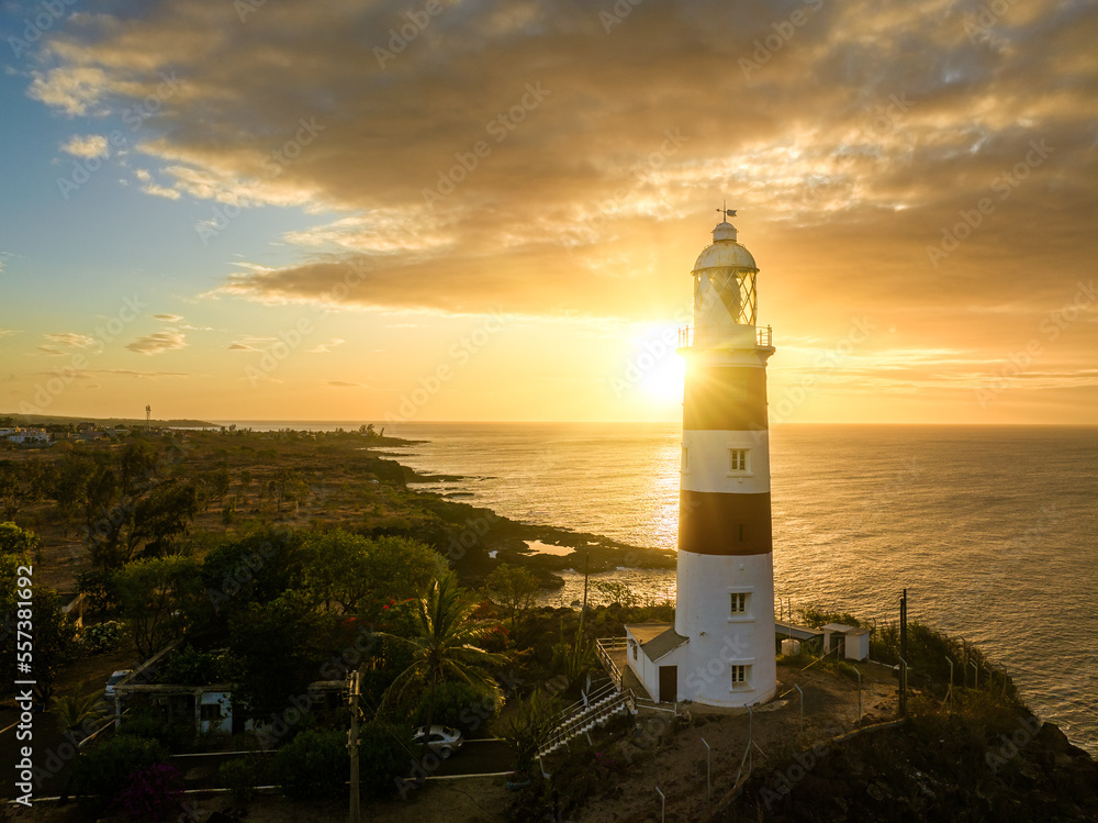 Albion lighthouse in Plaines wilhems district, Mauritius. .This ...