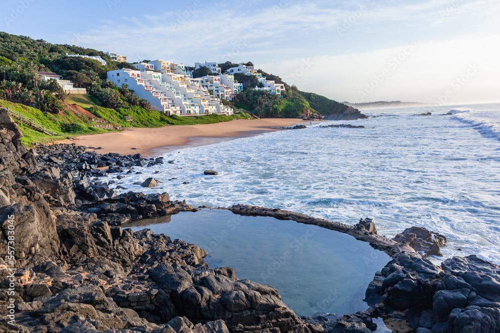 Beach's Cove Rock Tidal Pool Ocean Waves Apartments Ballito-Bay Coast ...