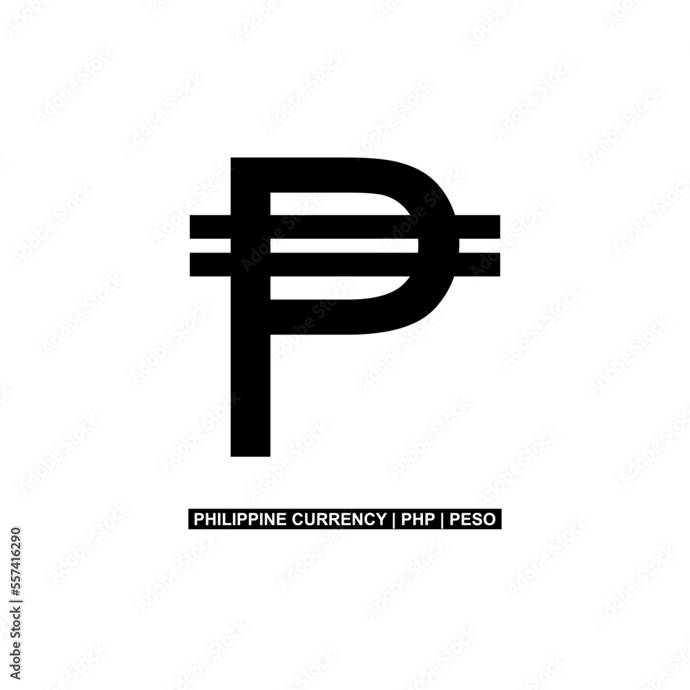 Philippine Currency Symbol. Philippine Peso Icon, PHP Sign. Vector ...