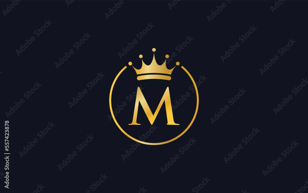 Royal vintage crown icon and golden jewel king crown symbol vector ...