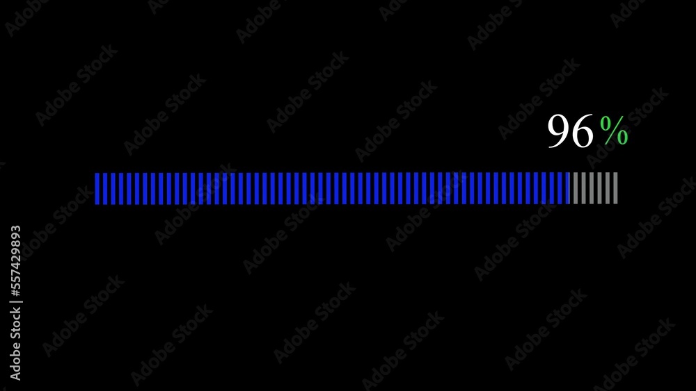 Loading Bar animation. Amazing cyan, gray, black, orange, blue color ...