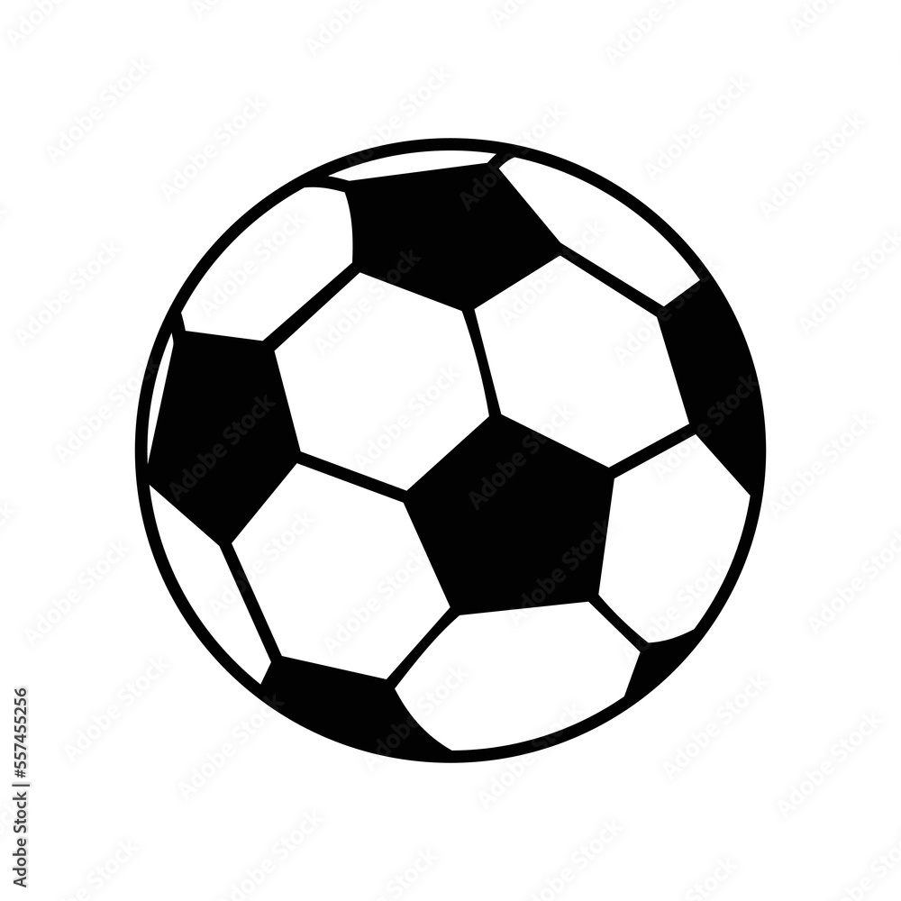 Ball vector illustration. Cartoon ball. Ball hand draw isolated. Stock ...
