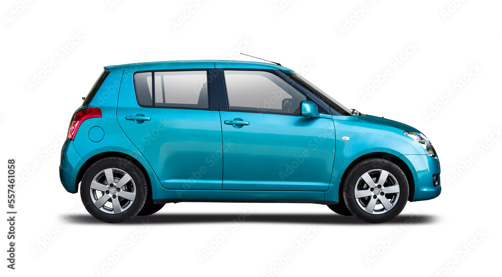 Suzuki Swift car, side view isolated on white background, 15 June 2015 ...
