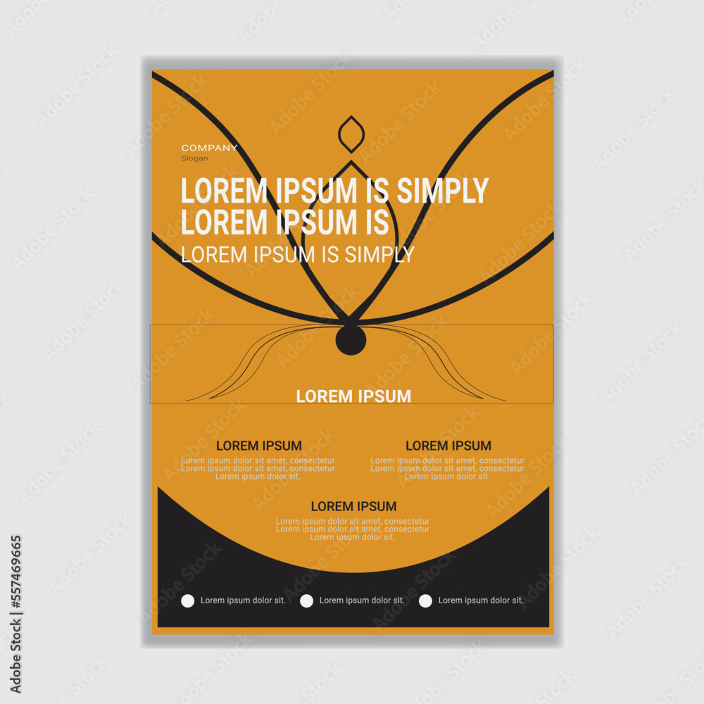 Editable modern flyer design, Useable, Digital , Vector, official ...