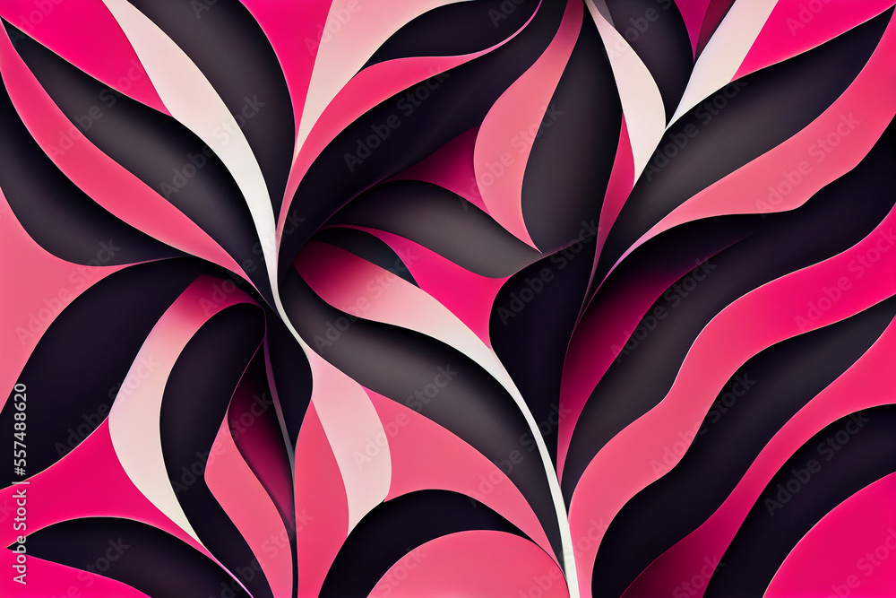 Pink Abstract Patterns