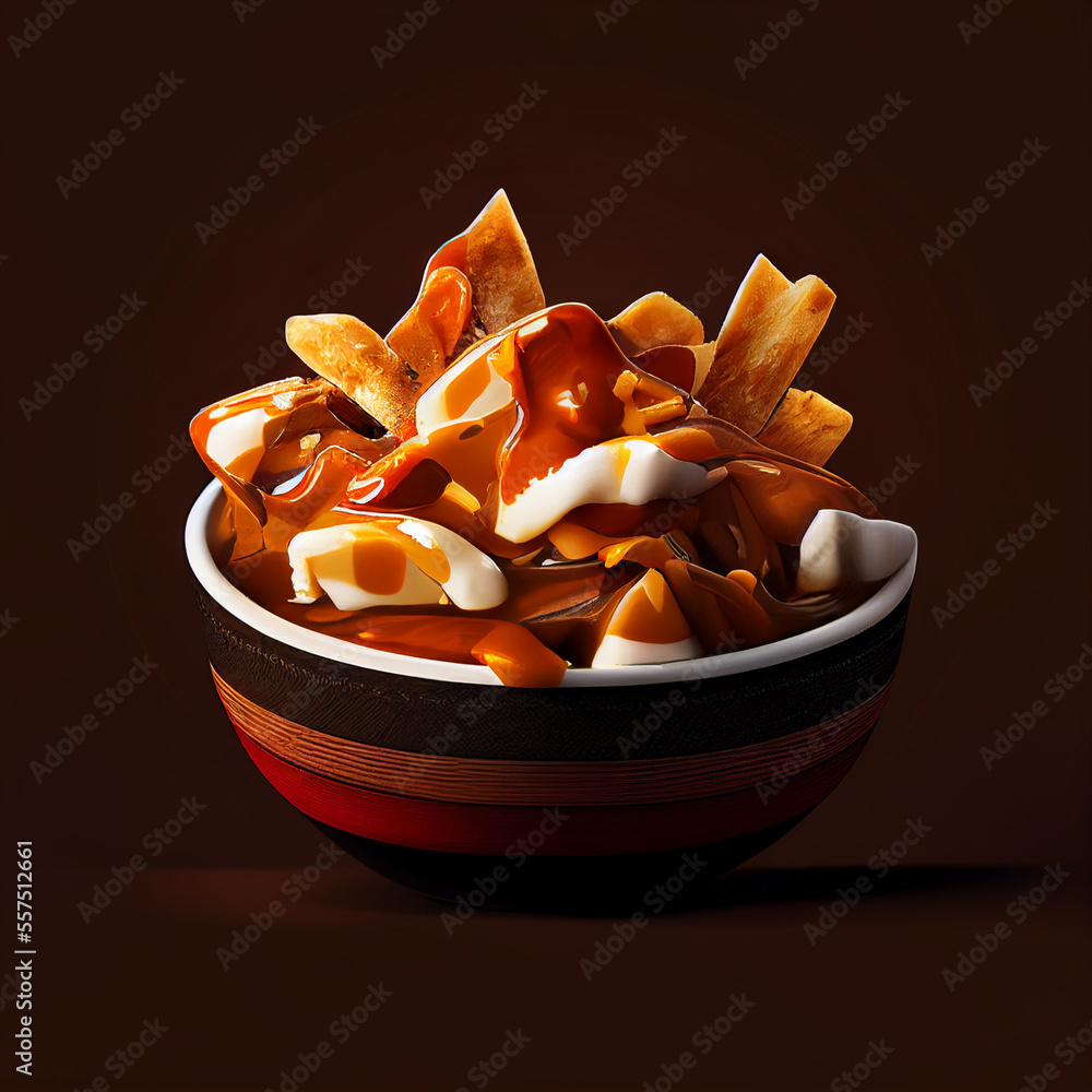 Poutine Stock Illustration | Adobe Stock