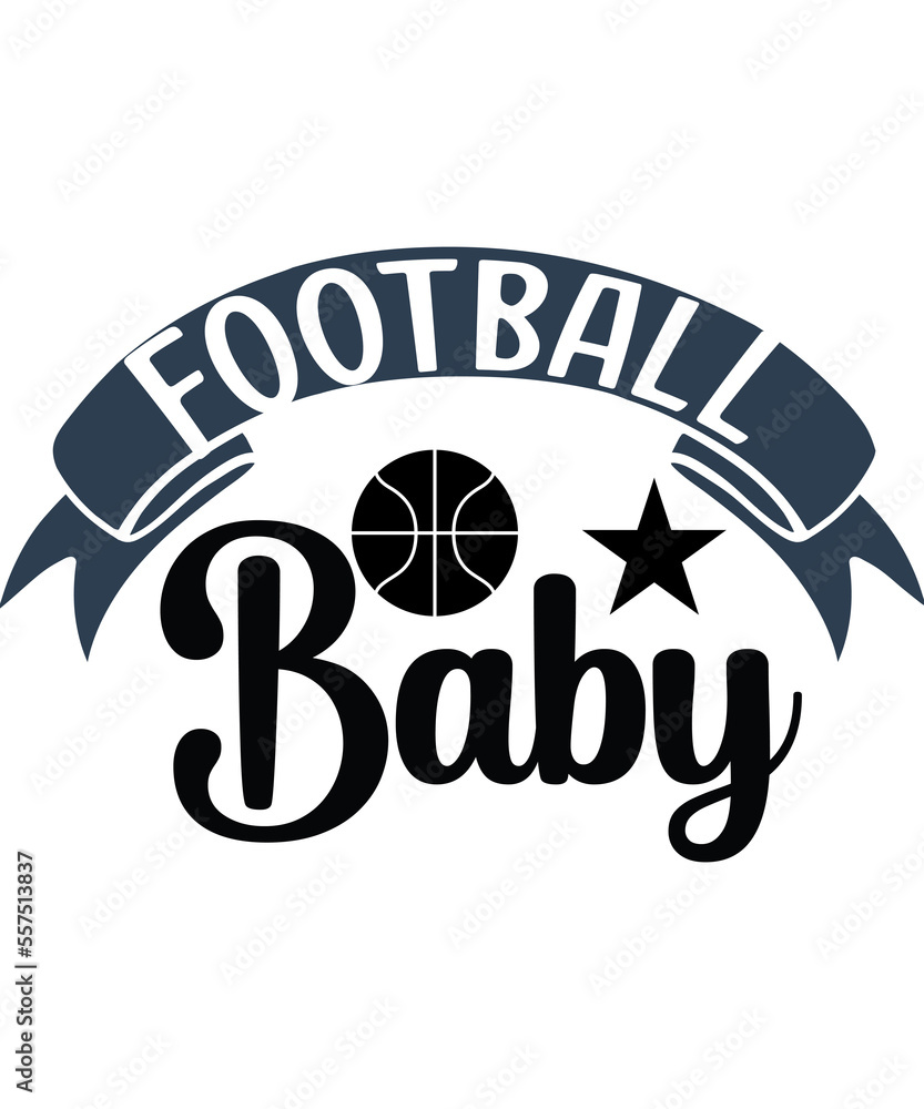 FootBall SVG, Football Silhouette, Football svg Football Split Monogram ...