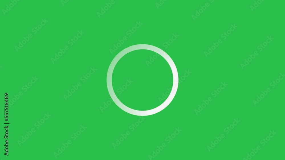 Rotating circle on green screen background motion graphic effects ...