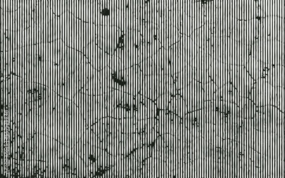 grungy vector with straight lines, grunge effect with line art, broken ...