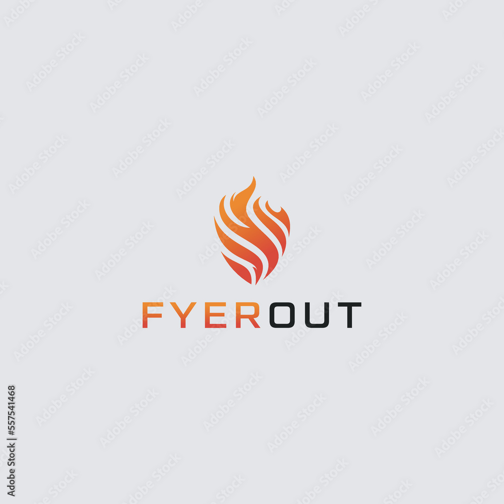 Fire flame icon. Isolated bonfire sign, emoticon flame symbol isolated ...