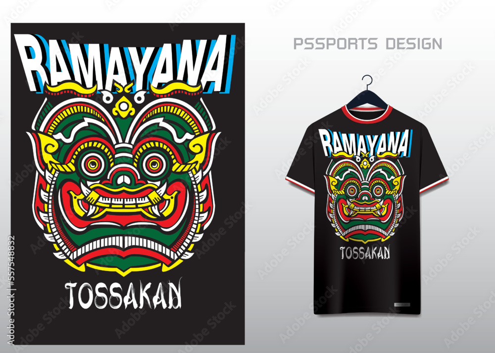 Ramayana Tassakan pattern for shirt or background Stock Vector | Adobe ...