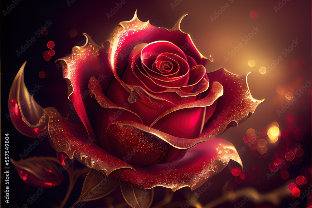 Magical Red Rose