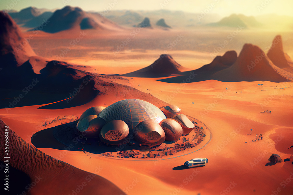 Future Mars Base