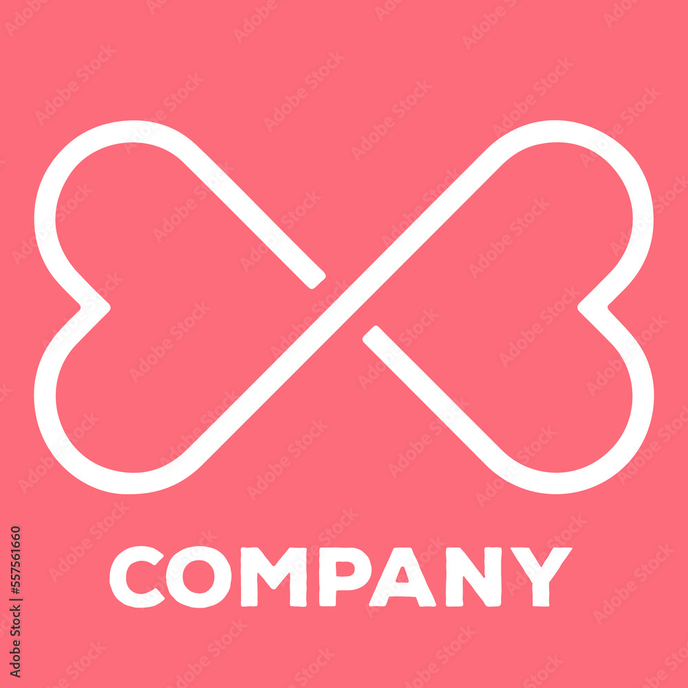 Simple Company Logo Stock Vector | Adobe Stock
