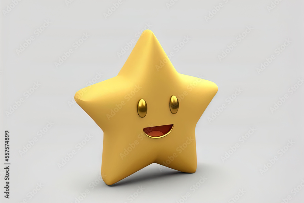 shiny gold star emoji. Cute, sparkling item with a star form. magic ...
