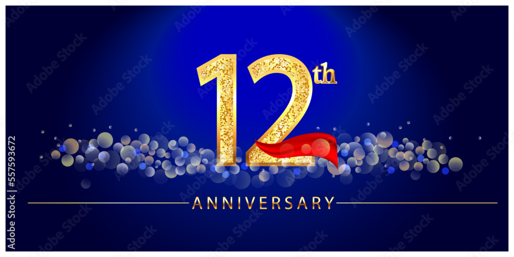 12 anniversary celebration. 12th anniversary celebration. 12 year ...