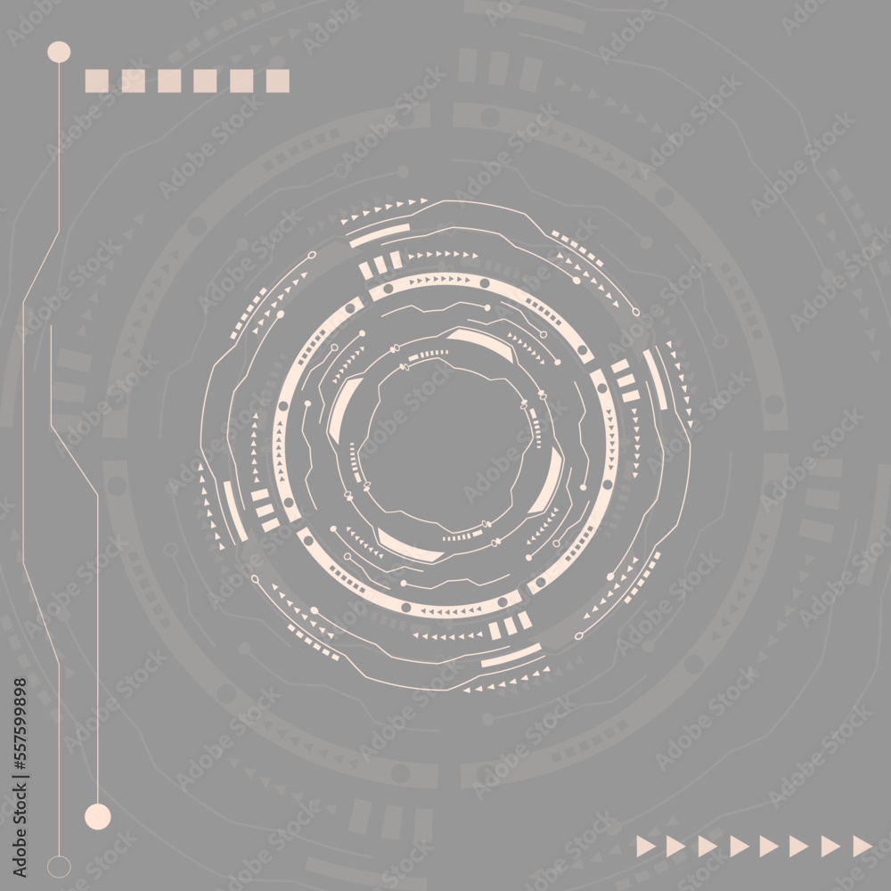 HUD background outer space. infographic elements. futuristic user ...
