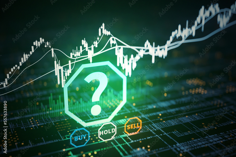 stock market signal background, 3d rendering Stock Photo | Adobe Stock