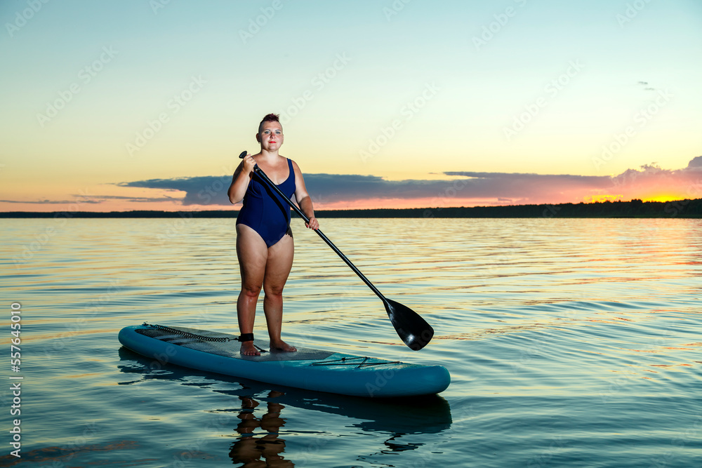 A Jewish Feminist Woman In A Closed Swimsuit With A Mohawk Standing On