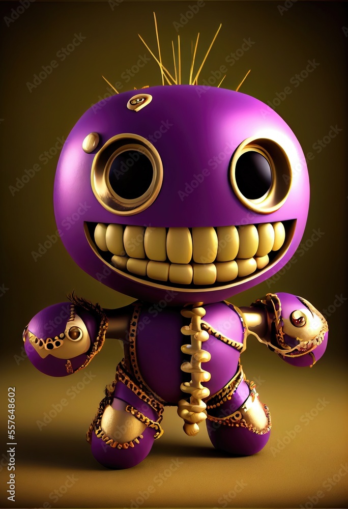 Voodoo Doll - A modern voodoo doll created in a modern animation style ...